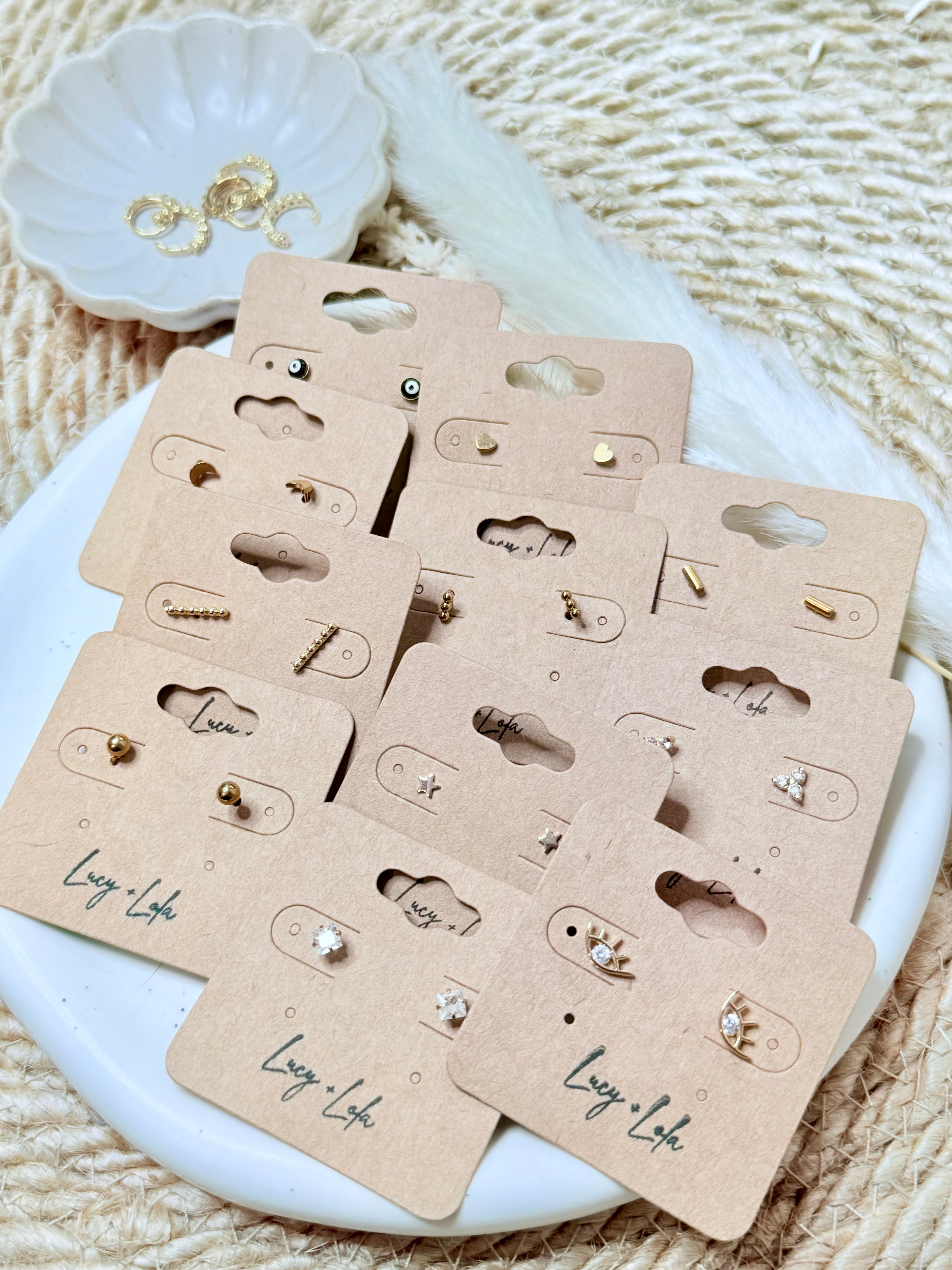 Mini Stud + Hoop Earrings – Lucy + Lola Gem Creations at Wild Alchemy ...